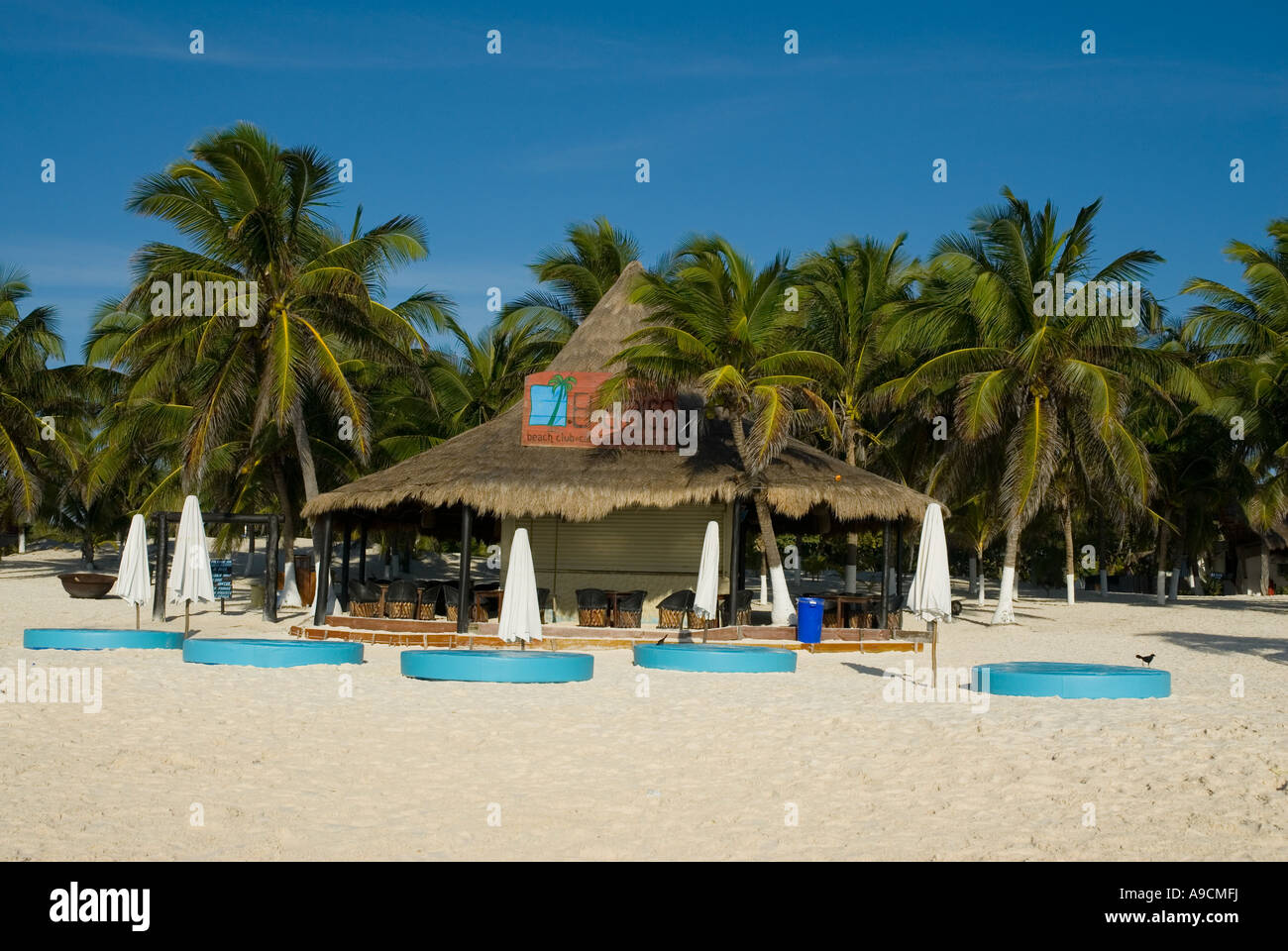 Mexico tulum beach bar hi-res stock photography and images - Alamy