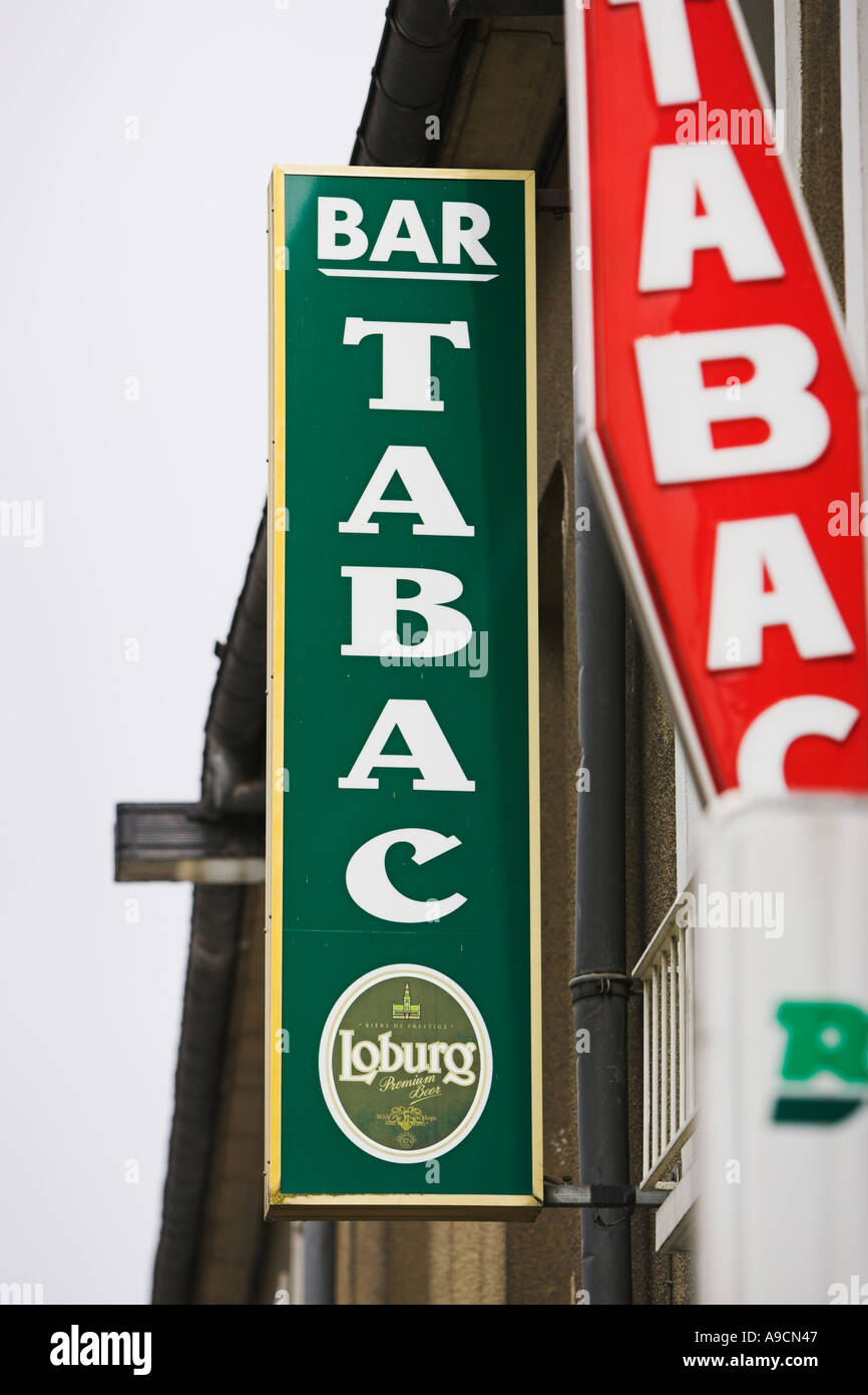Bar Tabac signage France Stock Photo - Alamy