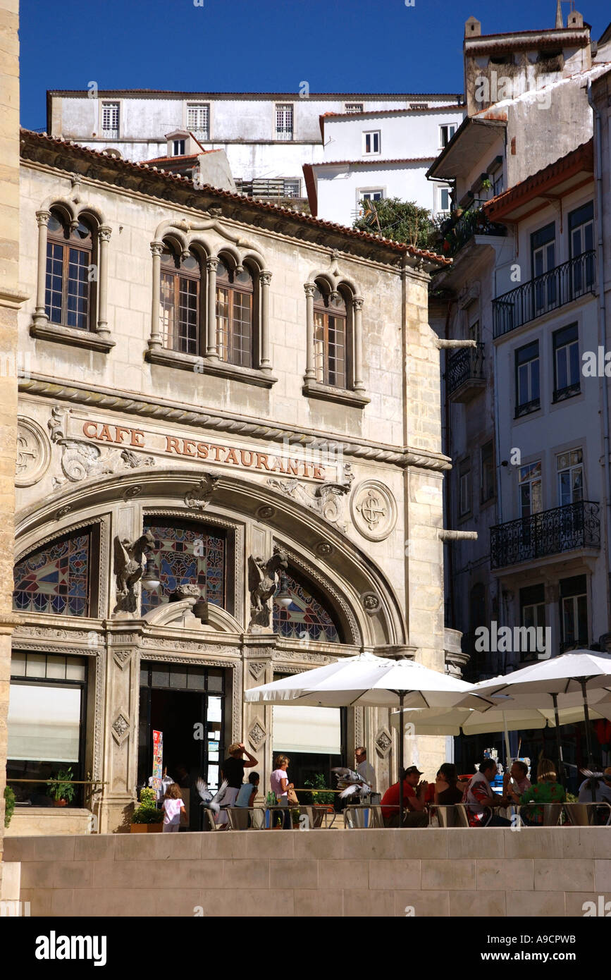 View lively square characteristic architecture old town elegant café ...