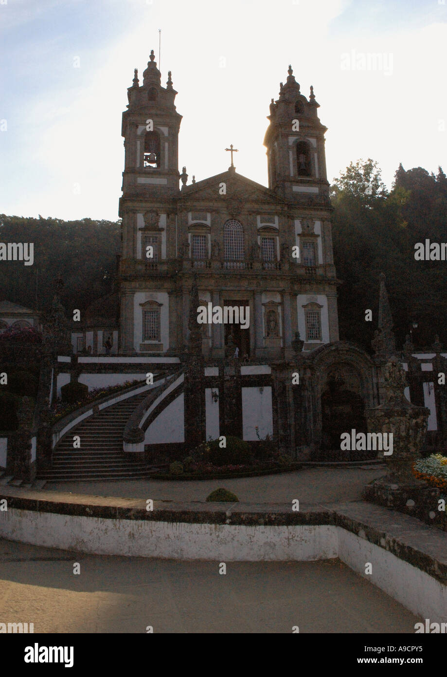 View magnificent church ecclesiastic architecture hill top pilgrimage ...