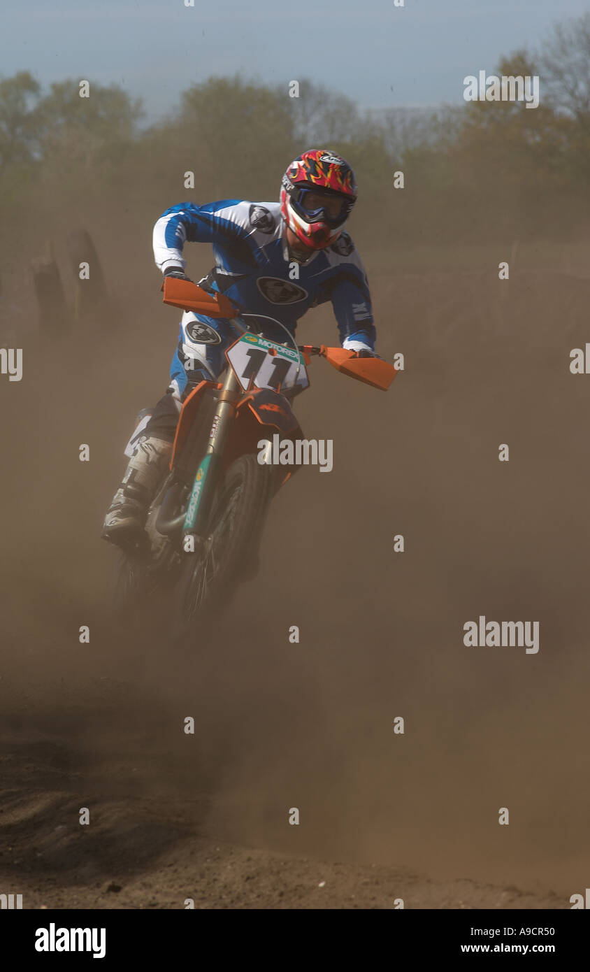 Motor Cross Racing Stock Photo - Alamy