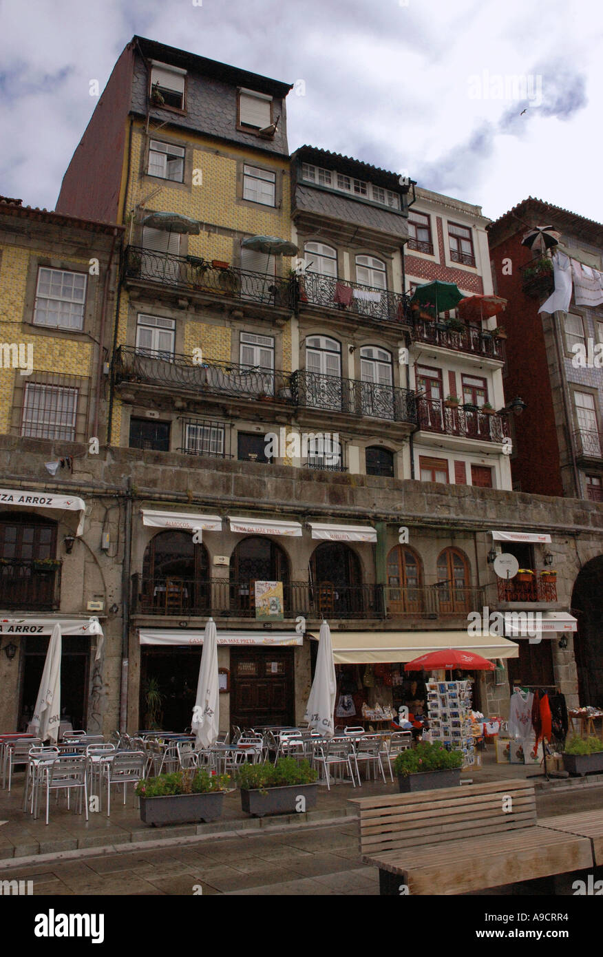 Magnificent architecture typical colourful building arch shop window ...