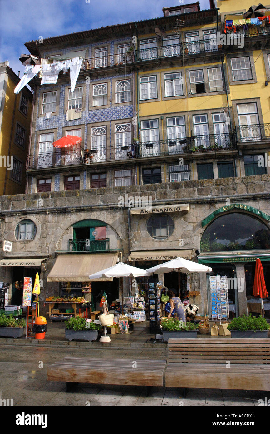 Magnificent architecture typical colourful building arch shop window ...