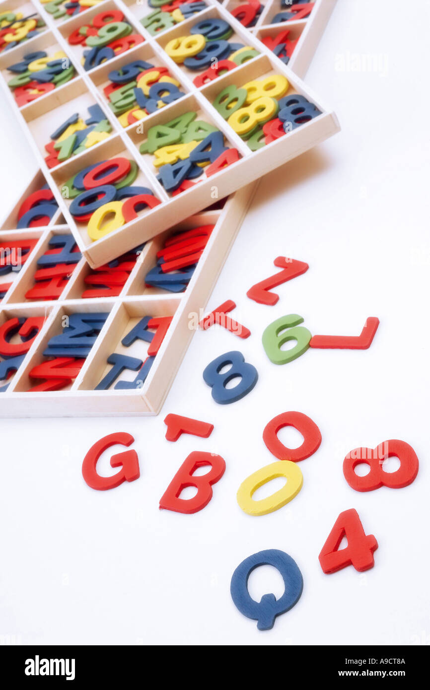 letters and numbers Stock Photo - Alamy