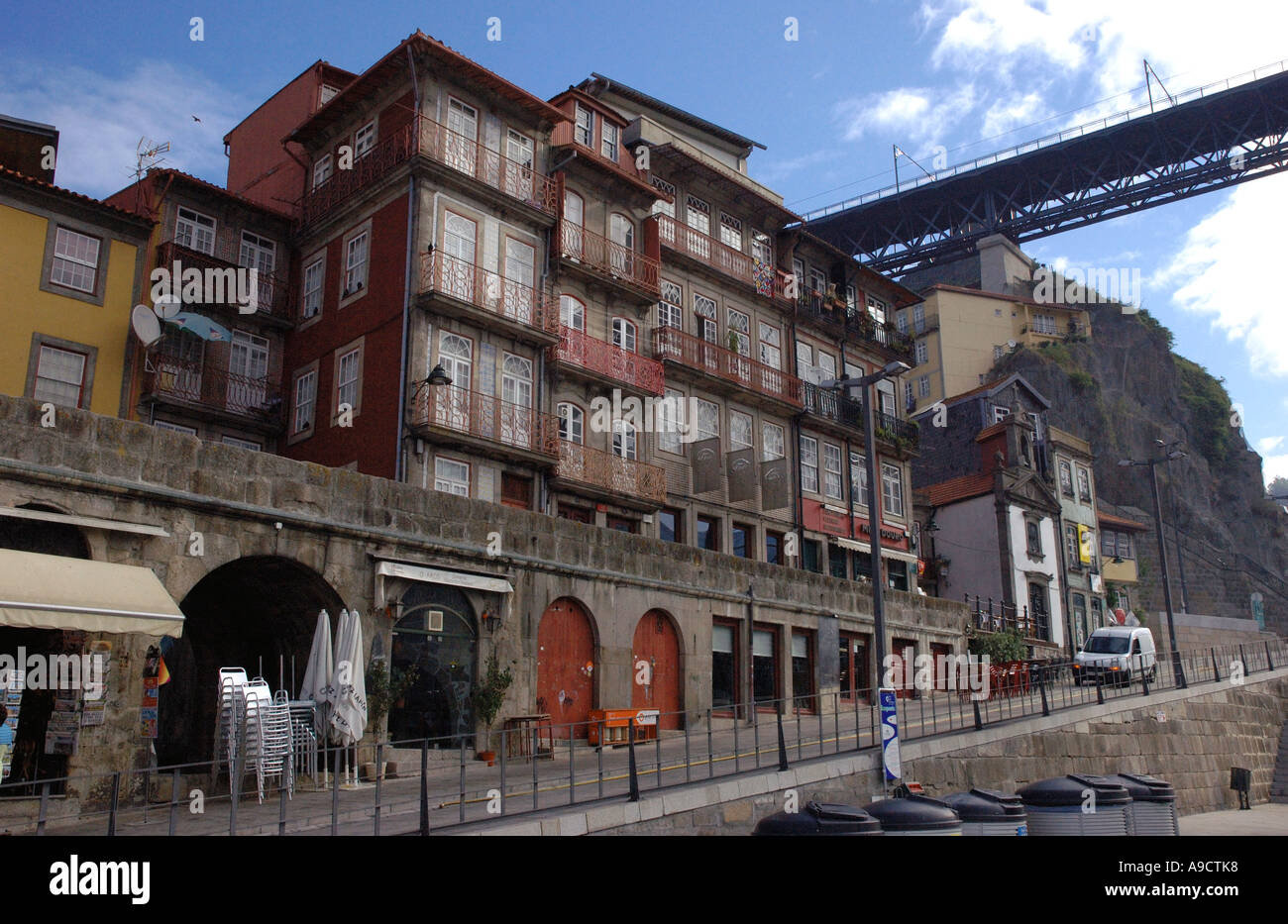 Magnificent architecture typical colourful building arch shop window ...