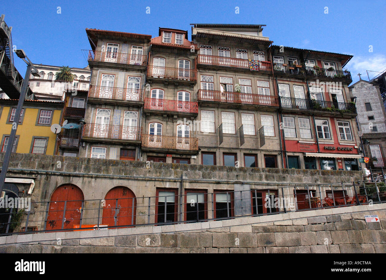 Magnificent architecture typical colourful building arch shop window ...