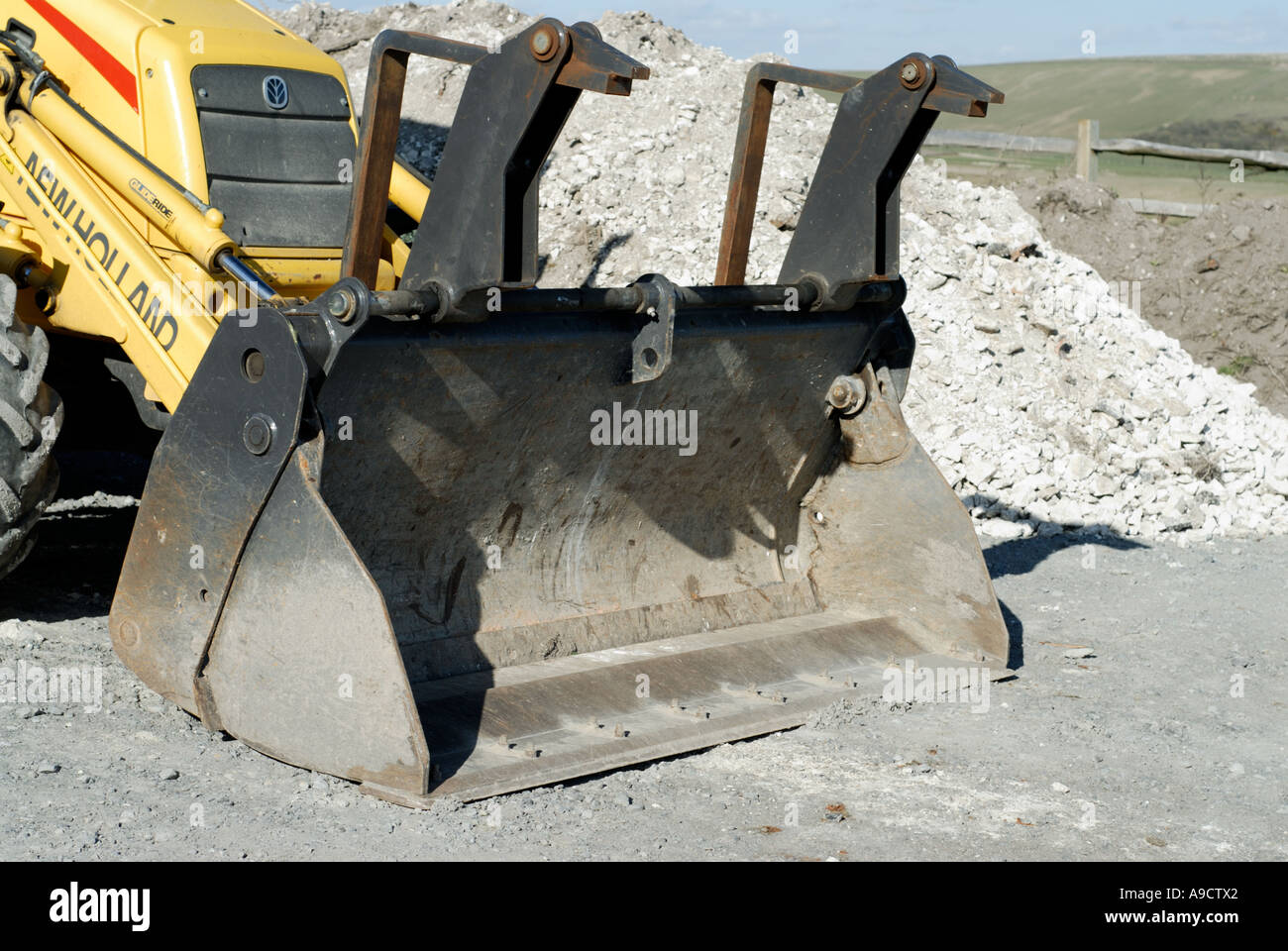 Mechanical Digger Shovel Stock Photo - Alamy