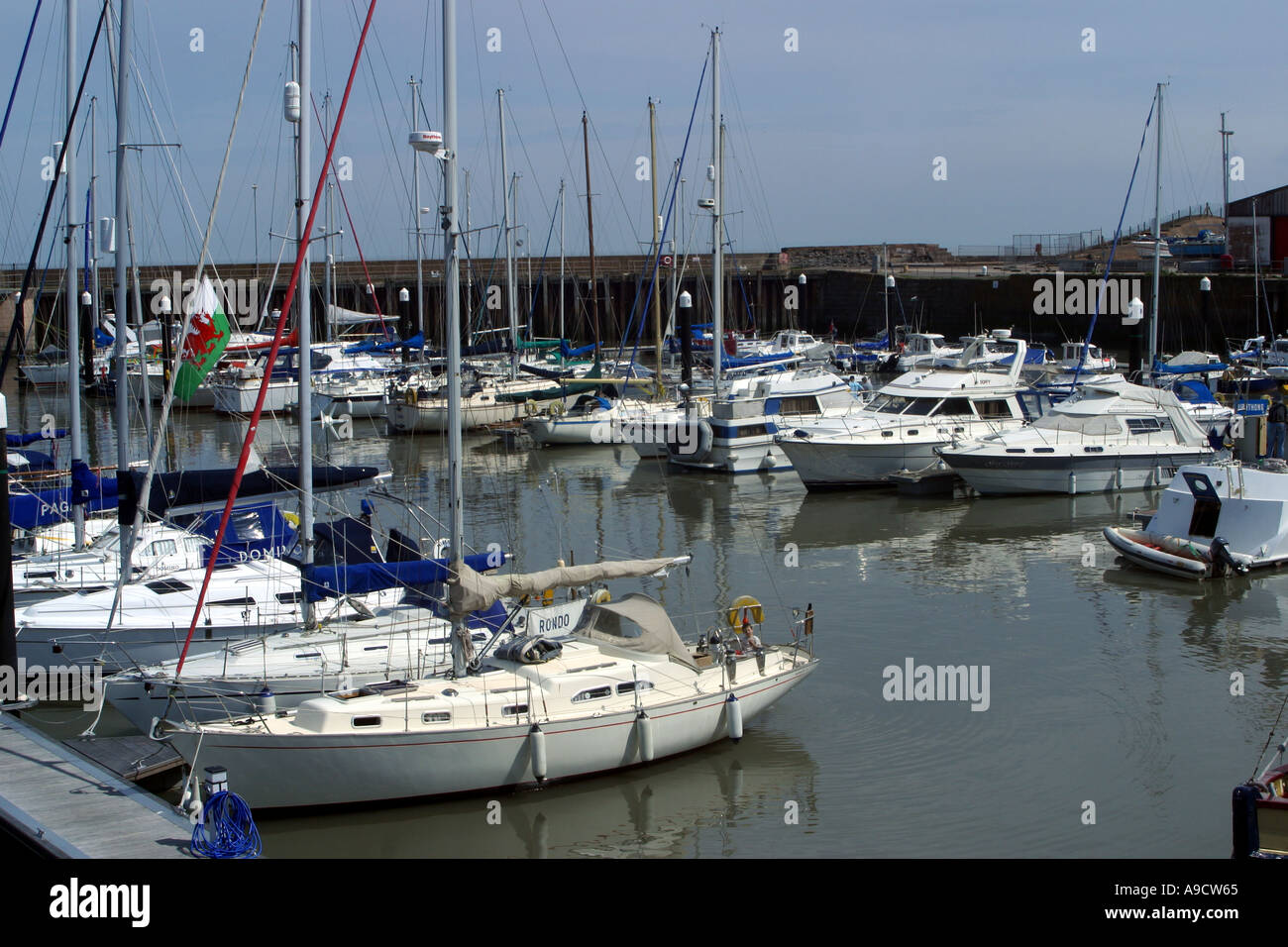 BOATS IN WATCHET HARBOUR SOMERSET ENGLAND Stock Photo - Alamy