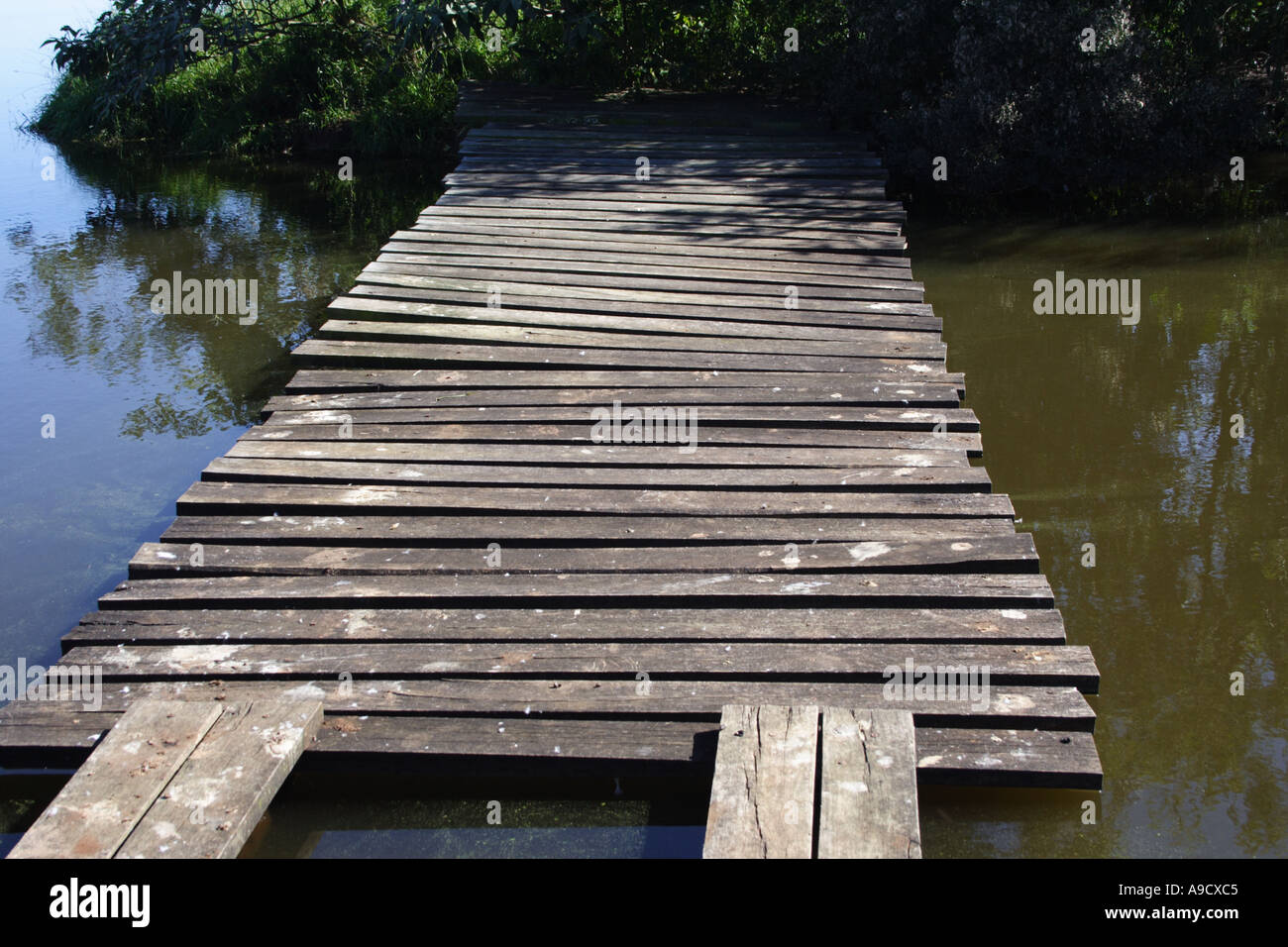 Plank crossing a creek hi-res stock photography and images - Alamy