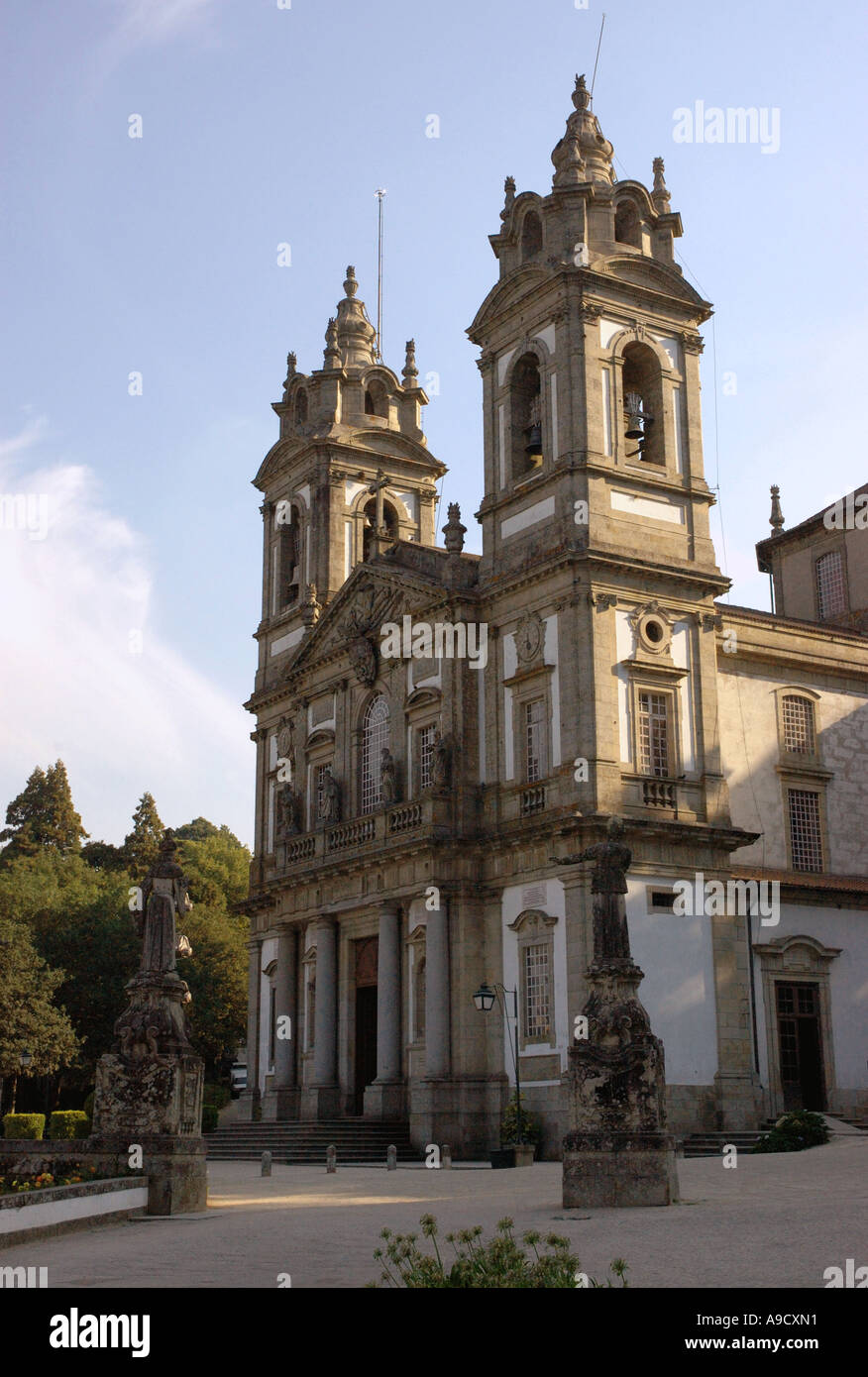 View magnificent church ecclesiastic architecture hill top pilgrimage ...