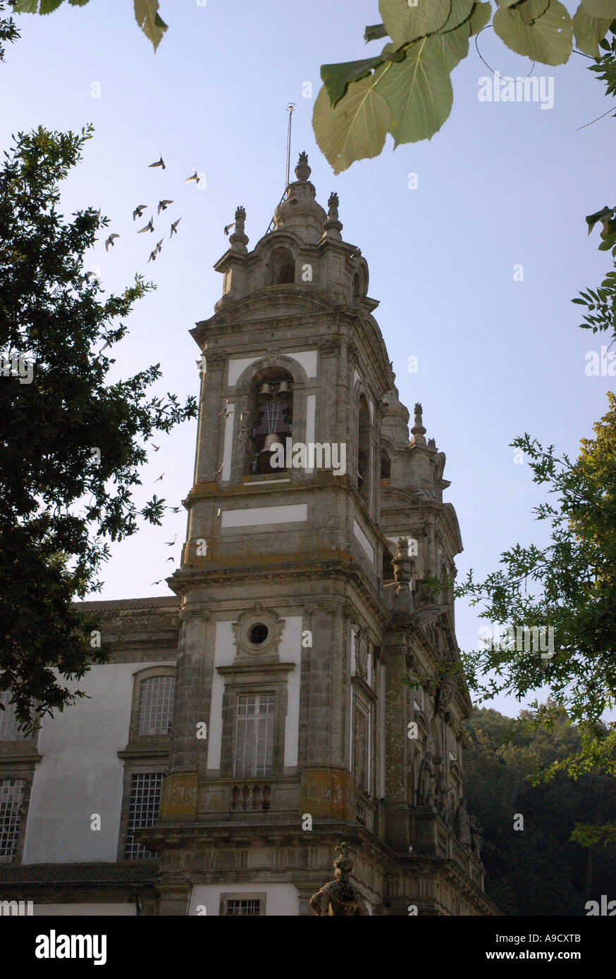 View magnificent church ecclesiastic architecture hill top pilgrimage ...