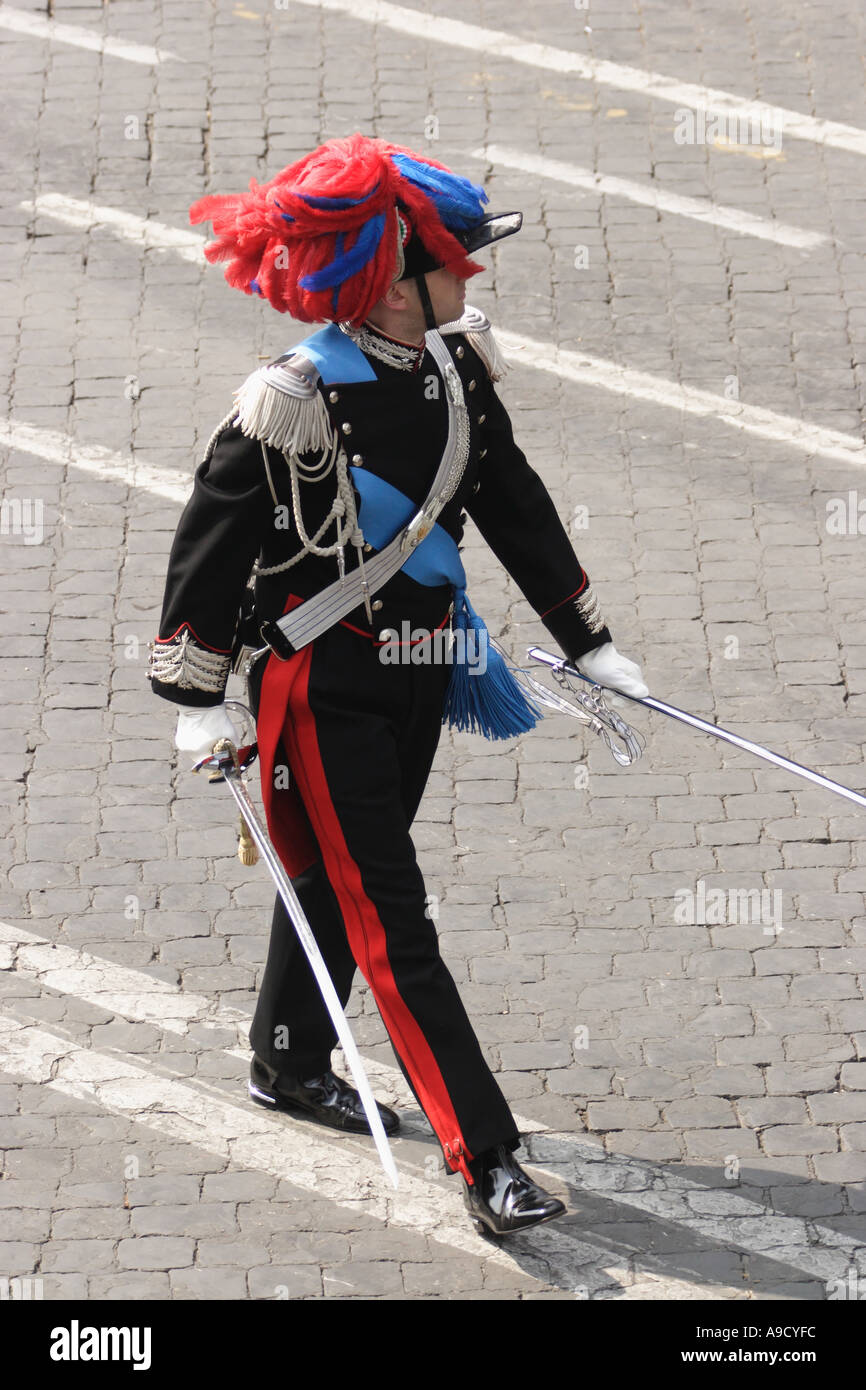 Carabinieri parade uniform hi-res stock photography and images - Alamy