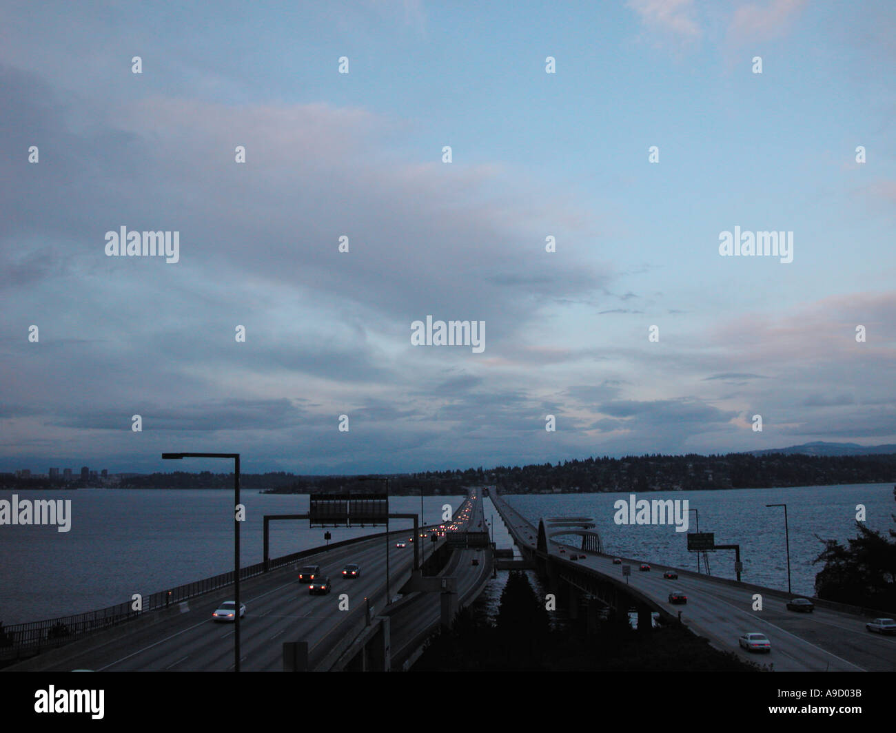 Interstate 90 floating bridges hi-res stock photography and images - Alamy