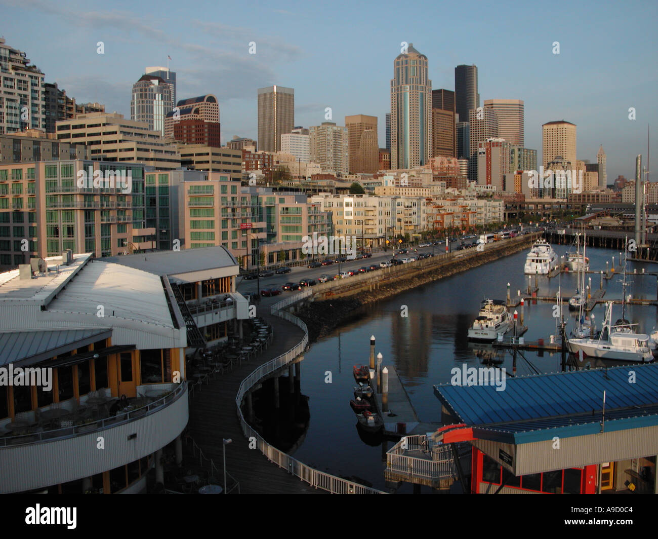 The Seattle Skyline from pier 66 2003 Stock Photo - Alamy