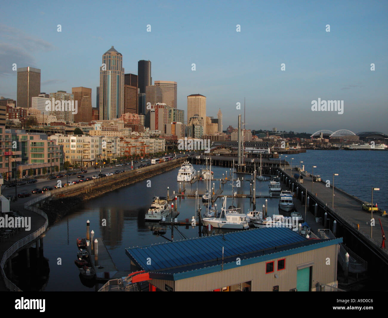 The Seattle Skyline from pier 66 2003 Stock Photo - Alamy