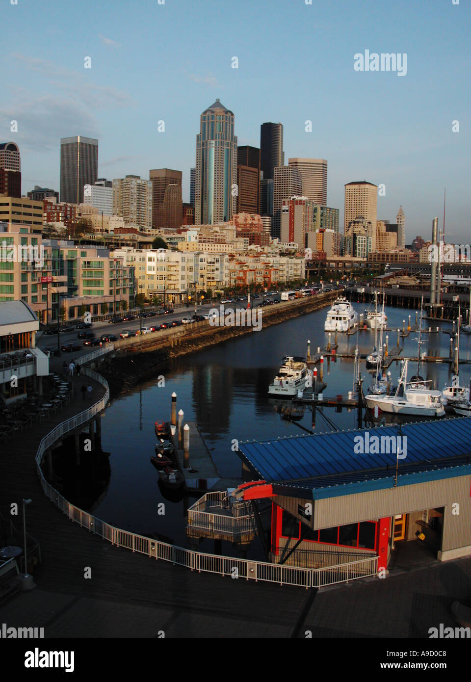 The Seattle Skyline from pier 66 2003 Stock Photo - Alamy
