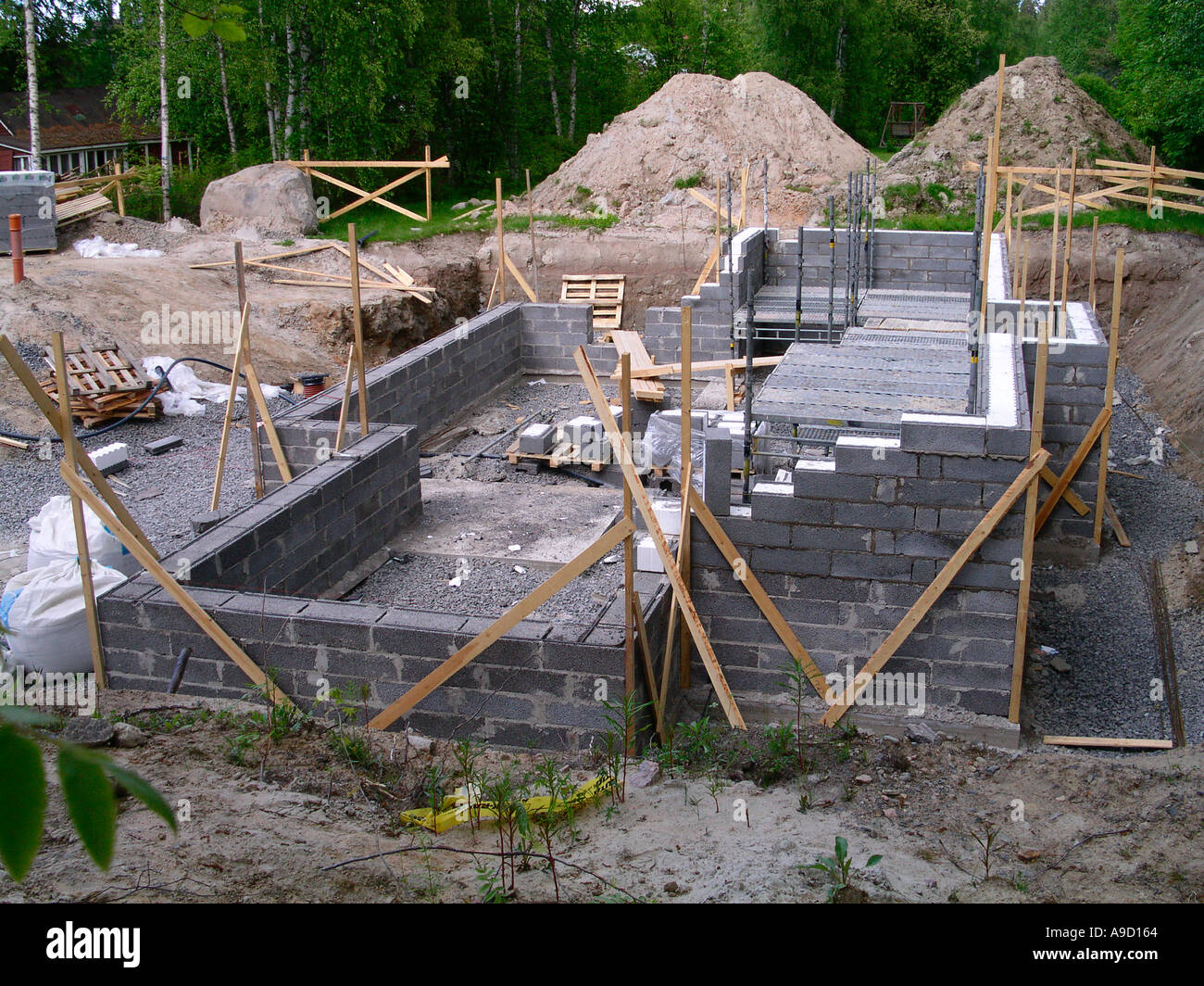 Sand foundation base hi-res stock photography and images - Alamy