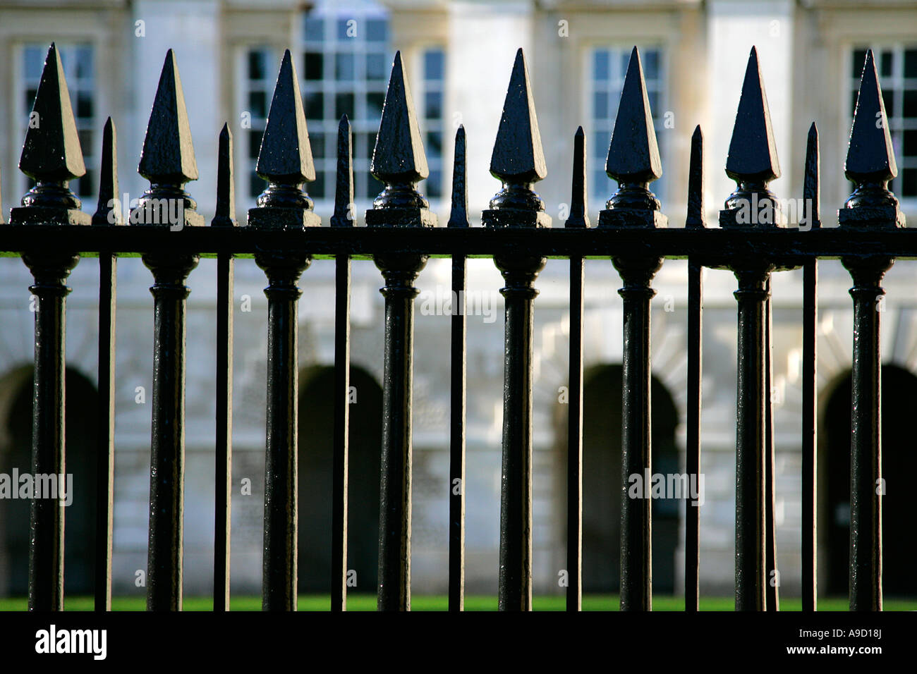 architecture metal fence Stock Photo - Alamy