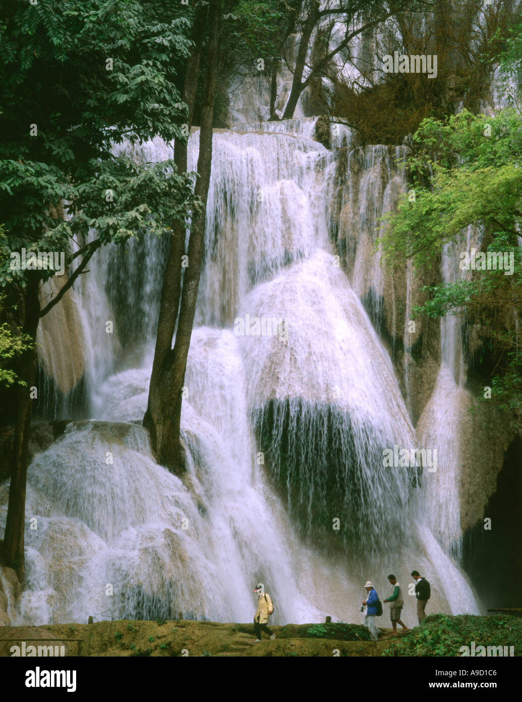 Luang prabang laos kuang si waterfall hi-res stock photography and ...