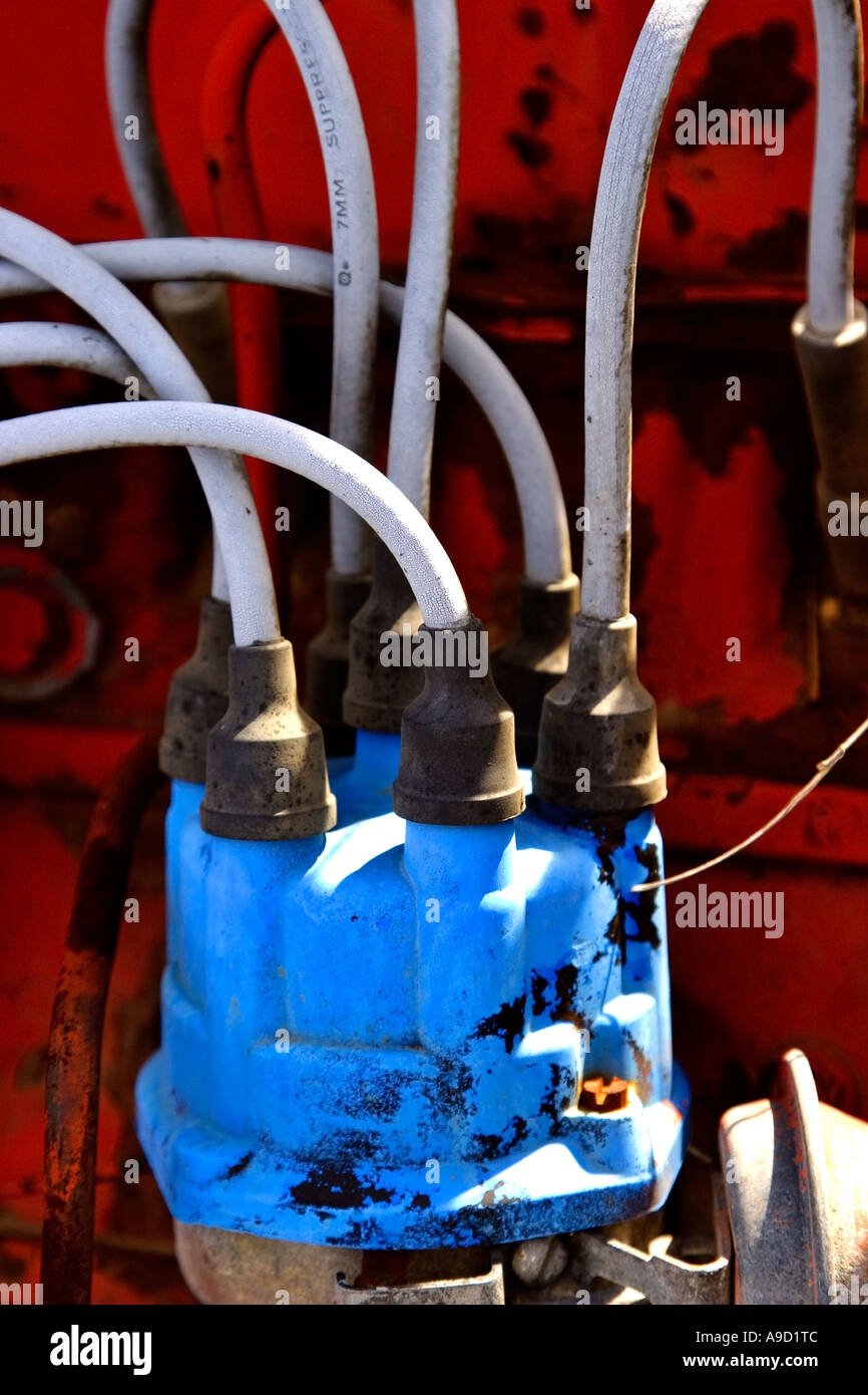 old distributor cap Stock Photo - Alamy