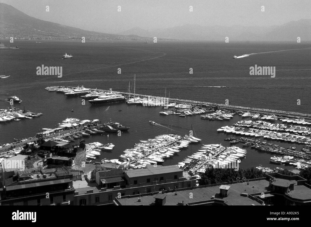 Bay of Naples Gulf Napoli Mount Vesuvius Monte Vesuvio Volcano Vulcan ...