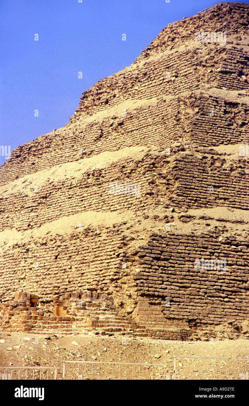 Djoser's step Pyramid of Zoser Sakkara Saqqara Saqqarah Cairo Arab ...