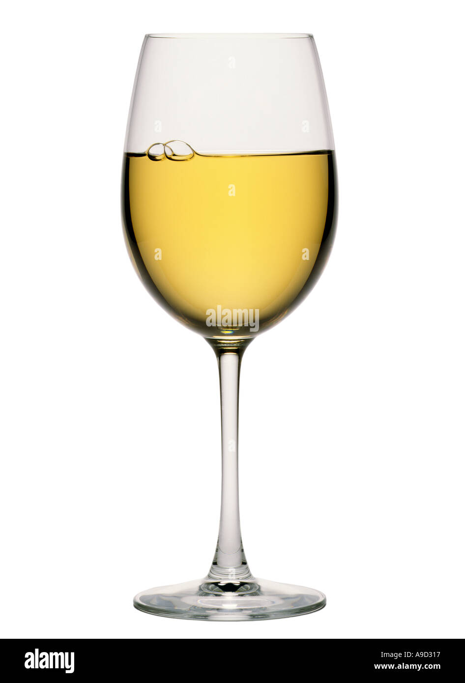 Glass of white wine Stock Photo - Alamy