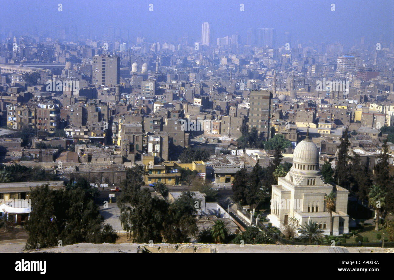 Panoramic View of downtown Cairo Arab Republic of Egypt Egyptian North ...