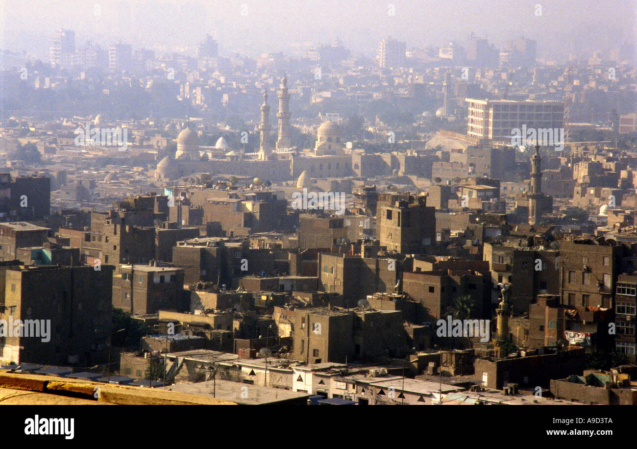 Panoramic View of Cairo Arab Republic of Egypt Egy Stock Photo - Alamy
