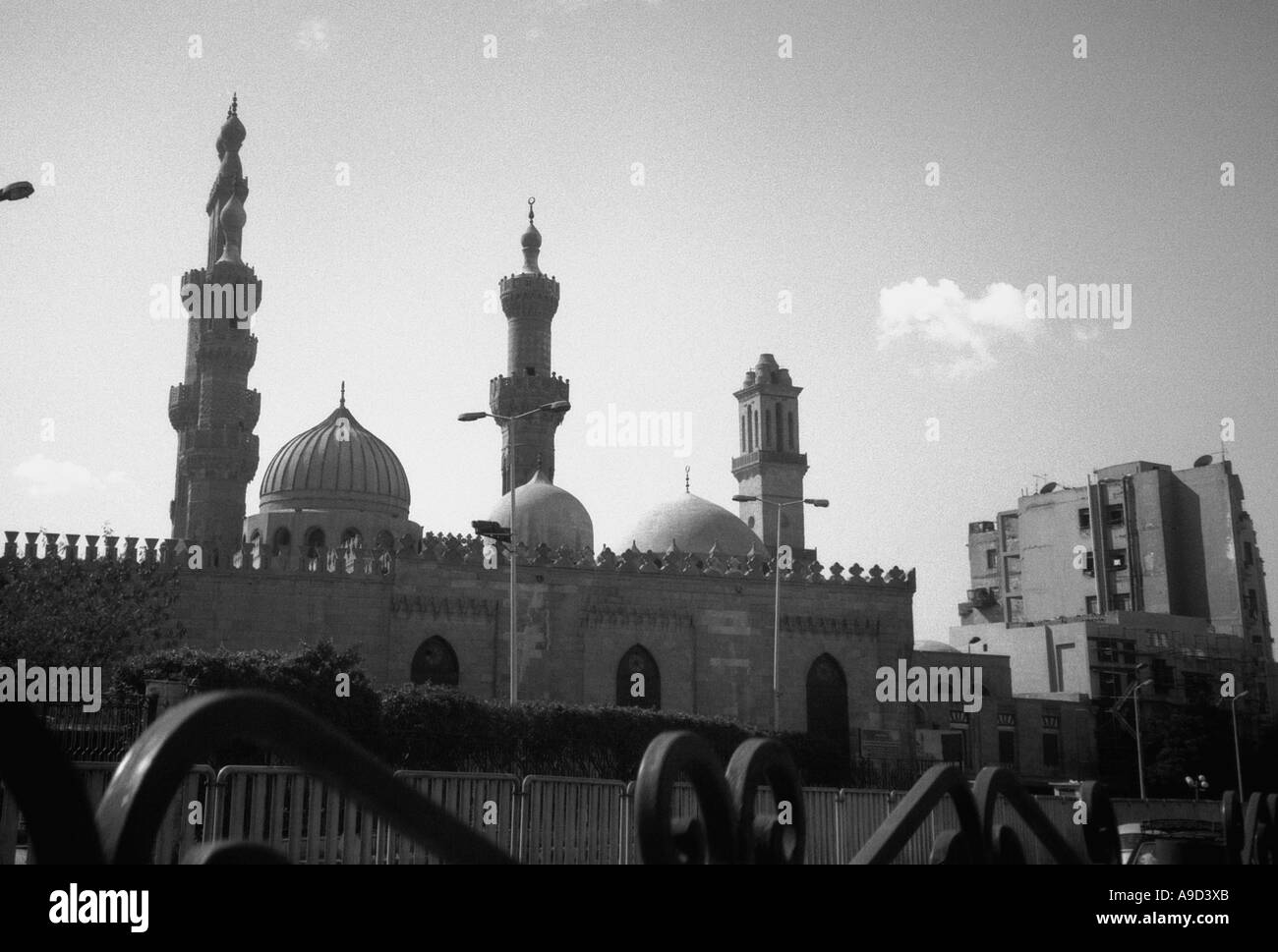 Al-Azhar mosque in Islamic Old Cairo Islam faith Arabic Arab Republic ...