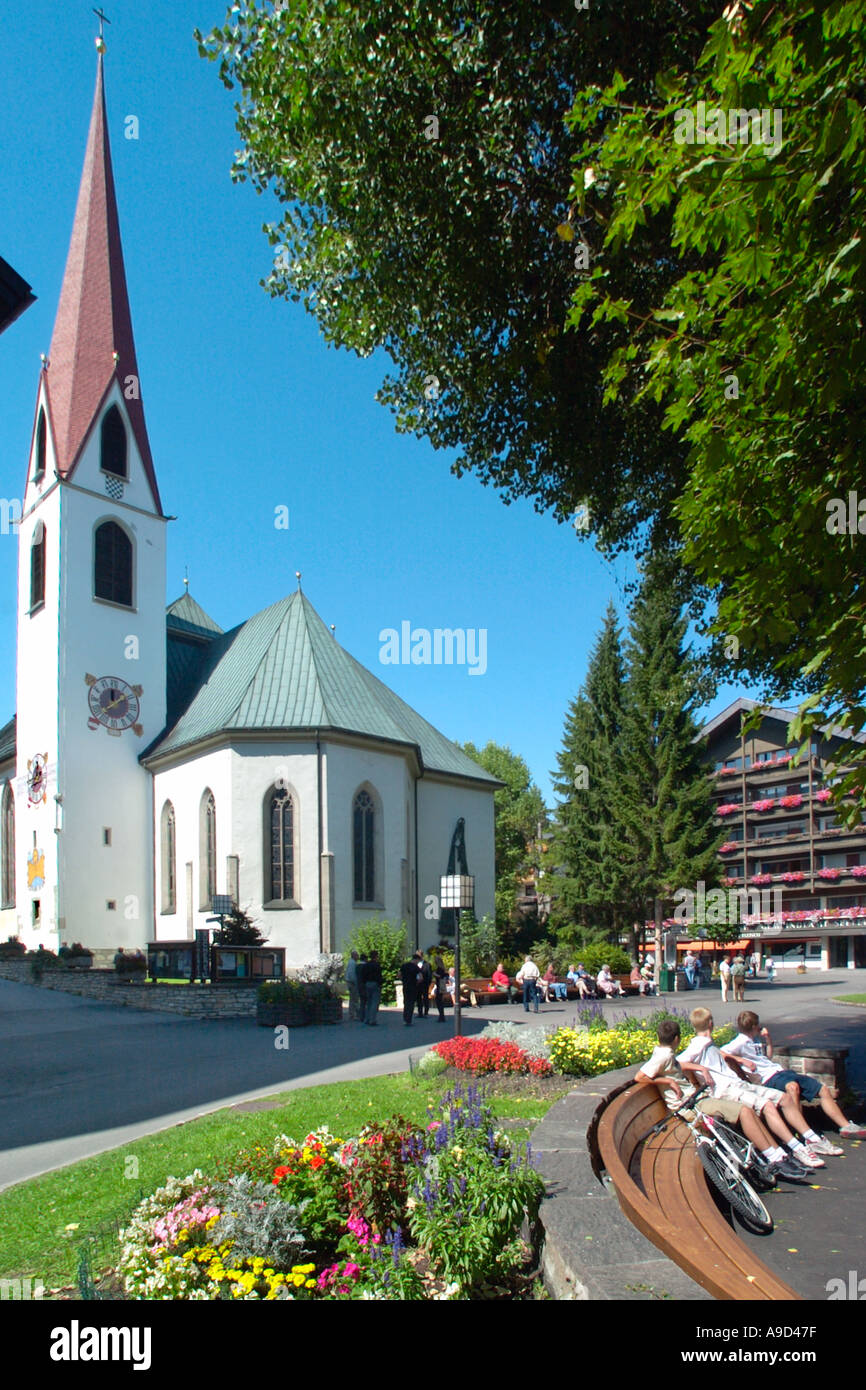 Church in the resort centre, Seefeld, Tirol, Austria Stock Photo - Alamy