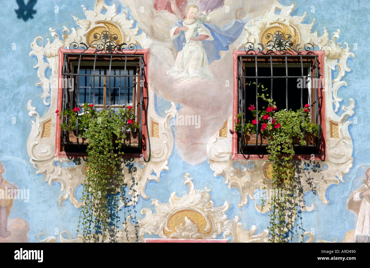Traditional Tyrolean House, St. Johann in Tirol, Tirol, Austria Stock ...