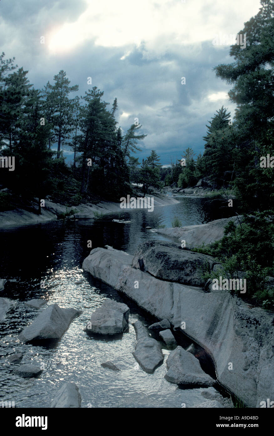 Canadian Lake in Quetico Provincial Park in Ontario Canada Stock Photo ...