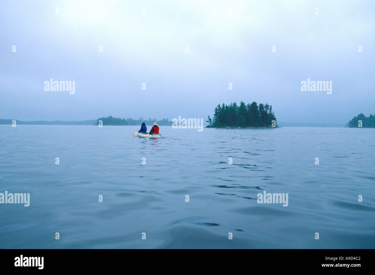 Canoeing in Quetico Provincial Park in Ontario Canada Stock Photo - Alamy