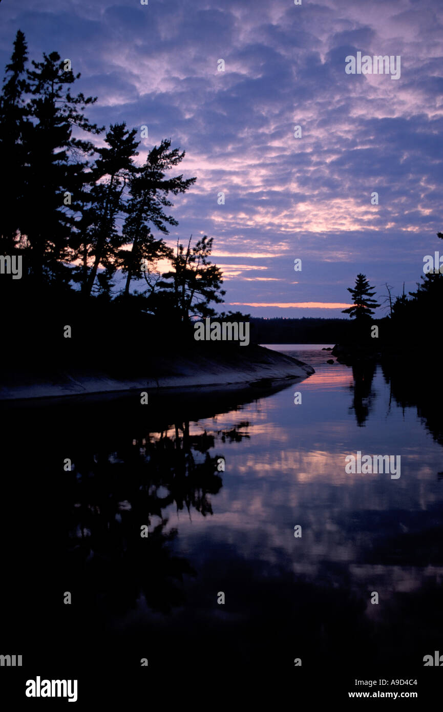 Canadian lake in Quetico Provincial Park in Ontario Canada Stock Photo ...