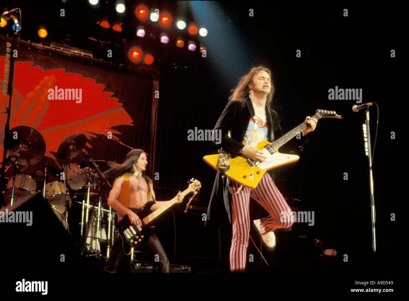 Rattlesnake Rickey Medlocke of Blackfoot 1983 Stock Photo - Alamy