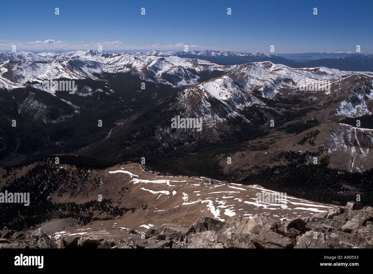 Colorado Rocky Mountains in late spring Stock Photo - Alamy