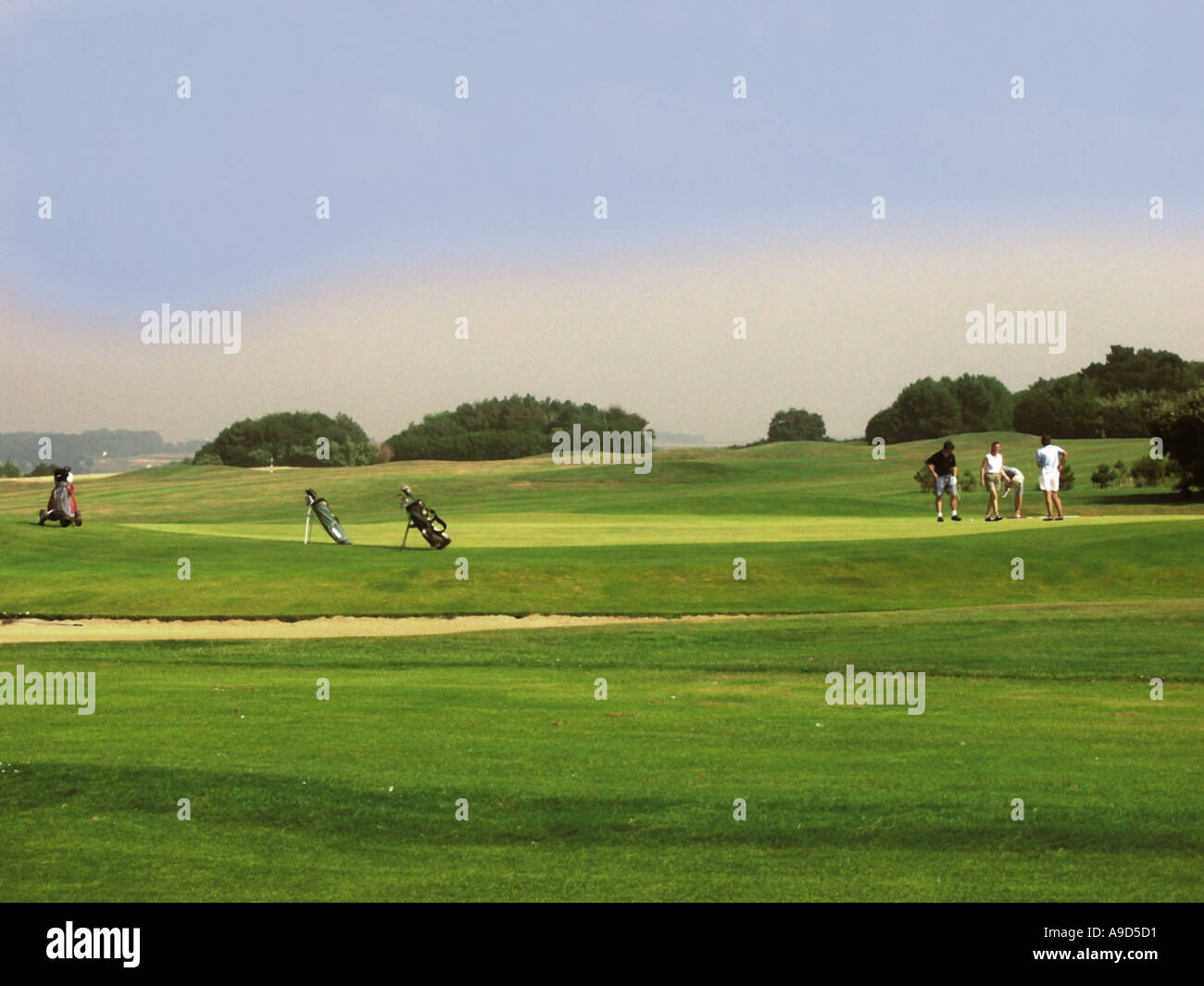 Golf course etretat normandy france hi-res stock photography and images ...