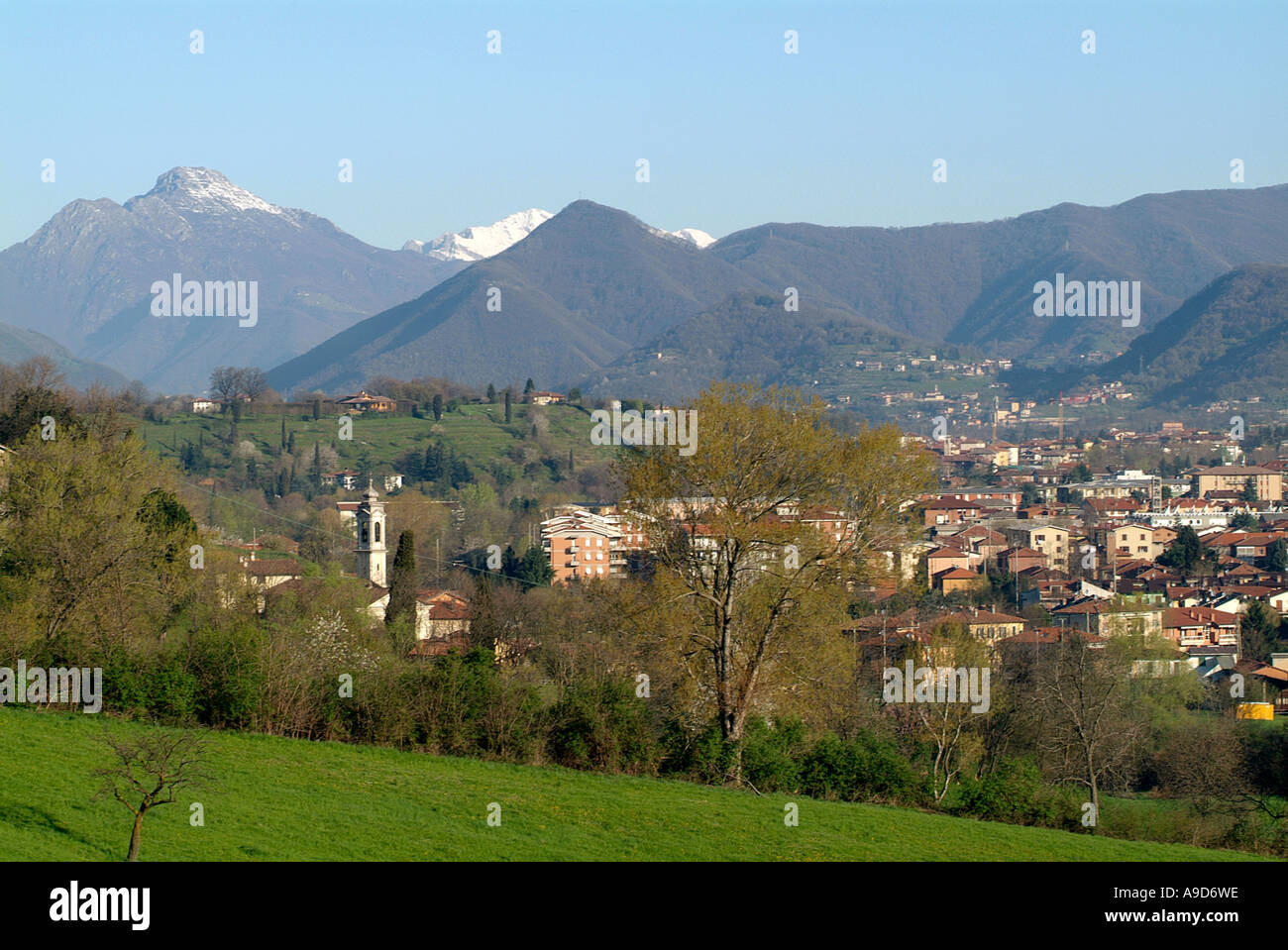 Bergamo italy view hi-res stock photography and images - Alamy