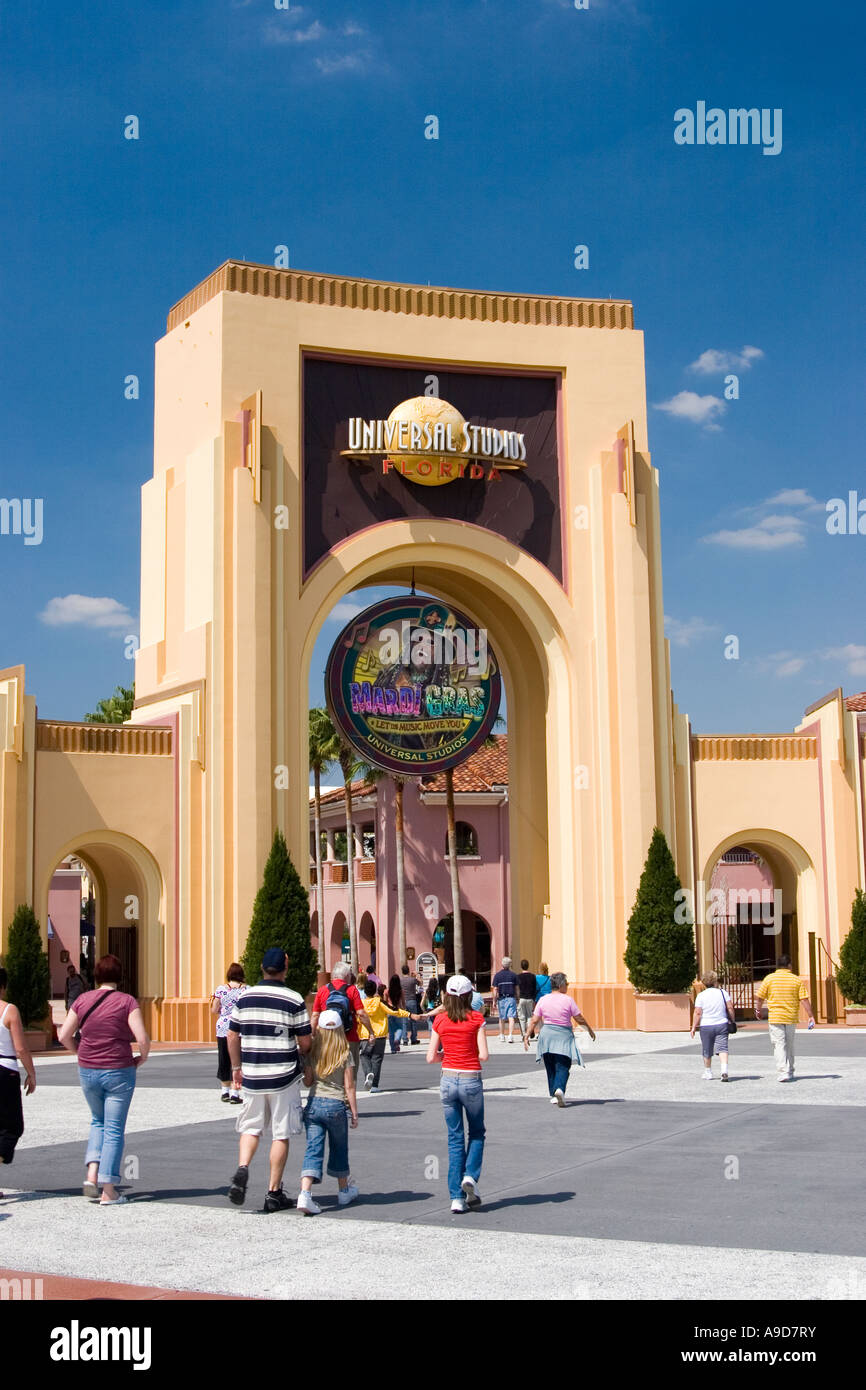 Universal Studios, Orlando, Florida, entrance Stock Photo - Alamy