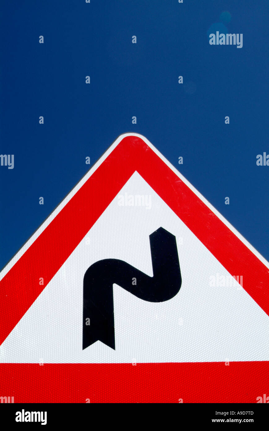 road, sign, swerve, twisty, twist, sharp, bend, change, of direction ...