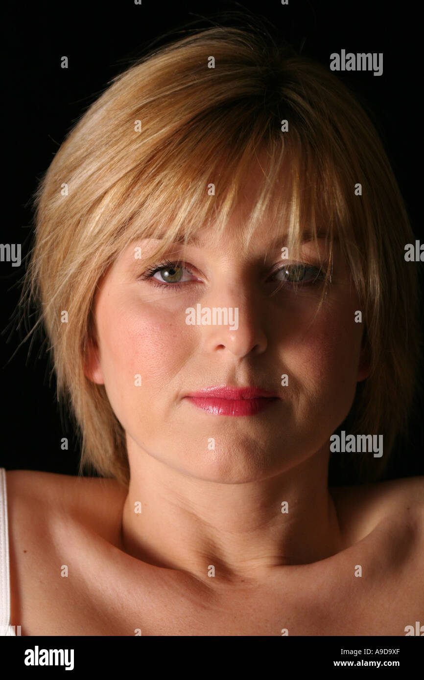 "33 year old model posing for portraits Stock Photo - Alamy