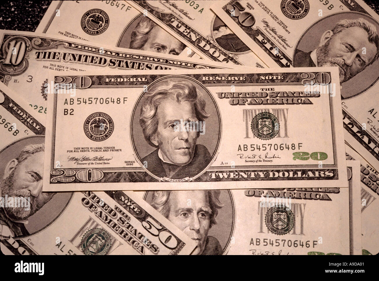 US $20 BILL CURRENCY Stock Photo - Alamy