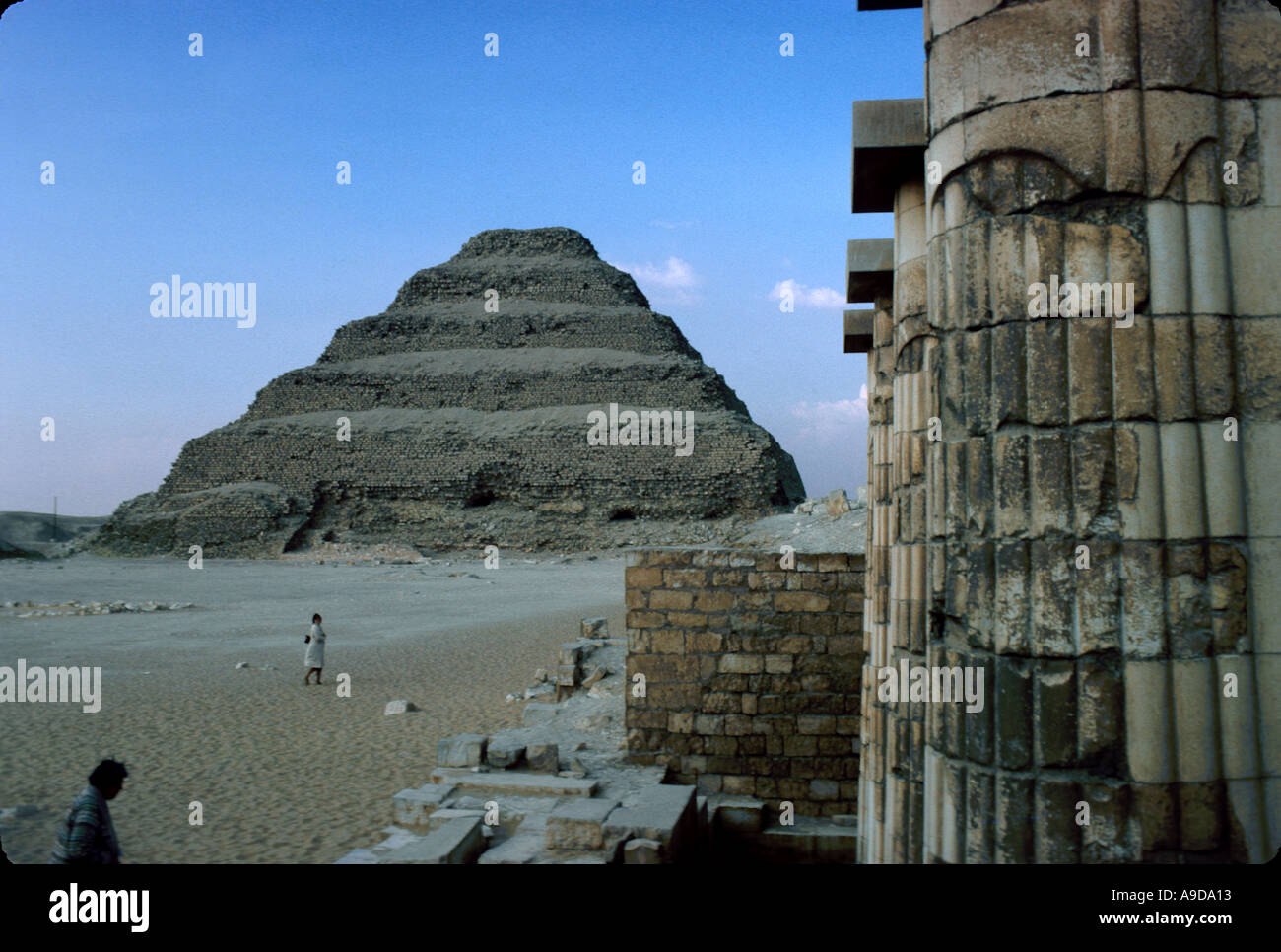 AFRICA EGYPT SAKKARA STEP PYRAMID Stock Photo - Alamy