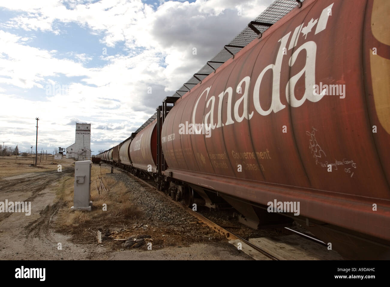 Grain railcar hi-res stock photography and images - Alamy