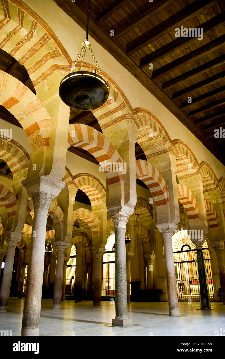 Arches in the Mosque of Cordoba Spain Stock Photo - Alamy