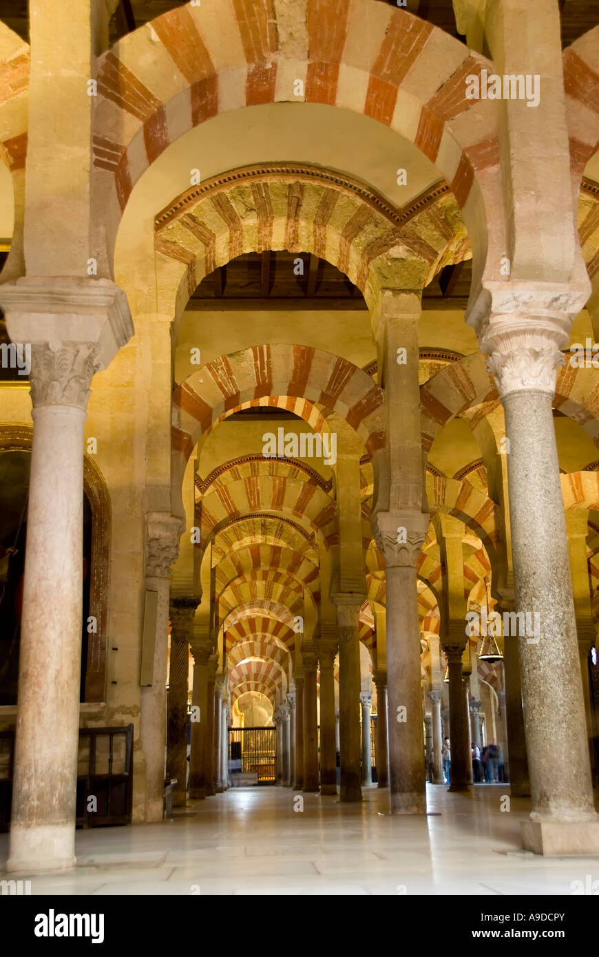 Arches in the Mezquita of Cordoba Spain Stock Photo - Alamy