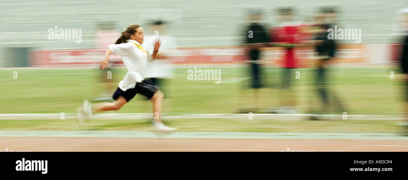 100m sprint athletics finish hi-res stock photography and images - Alamy