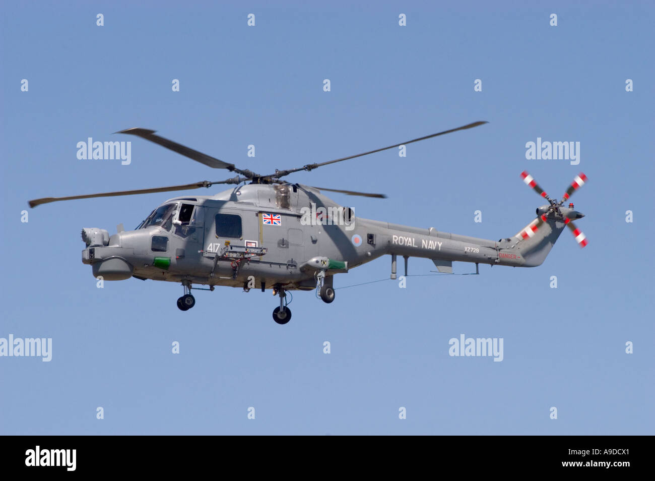 Royal Navy Lynx Helicopter Stock Photo - Alamy
