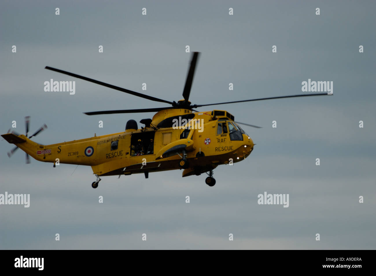 RAF Mountain Rescue Sea King Stock Photo - Alamy